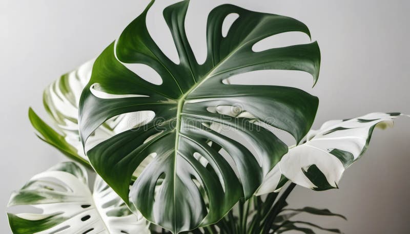 Monstera Variegata Variegated Deliciosa King Borsigiana Green Leaf ...