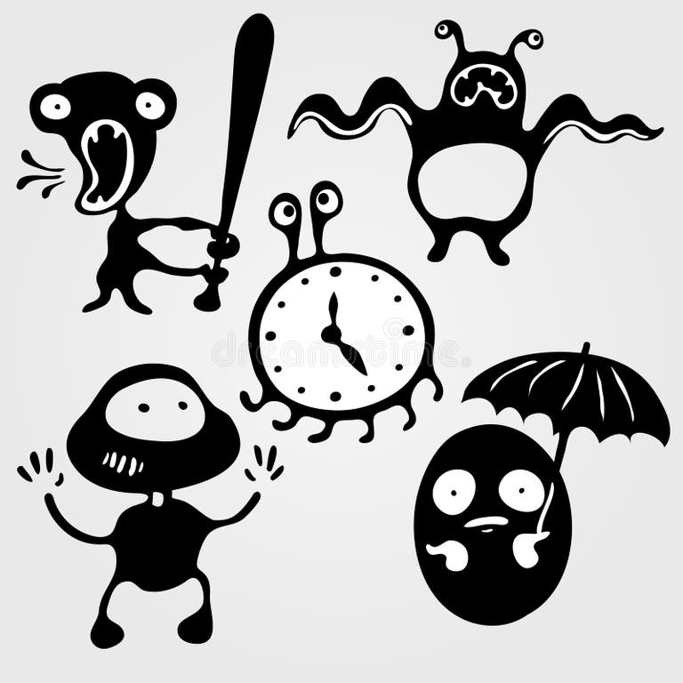 Clock Monsters Stock Illustrations – 69 Clock Monsters Stock ...