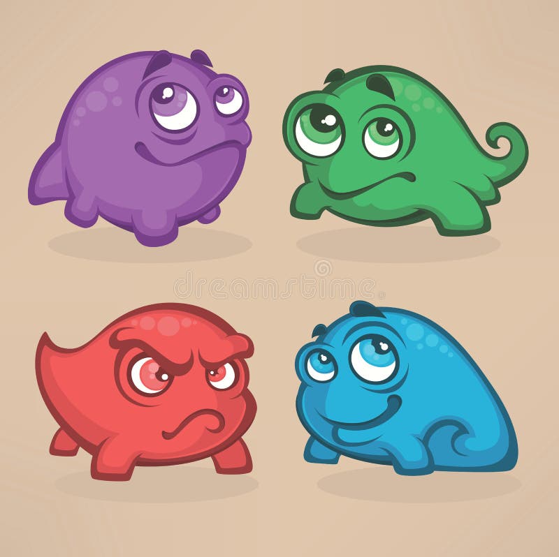 Cute Round Monsters Stock Illustrations – 1,233 Cute Round Monsters ...