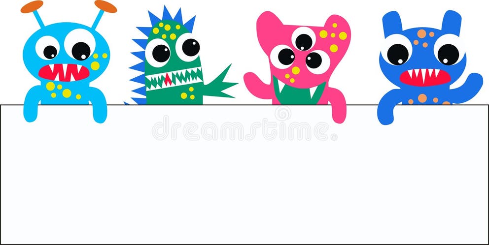 Monsters Frames Stock Illustrations – 41 Monsters Frames Stock ...