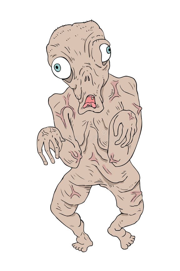 Monstro feio ilustração do vetor. Ilustração de feliz - 53918744