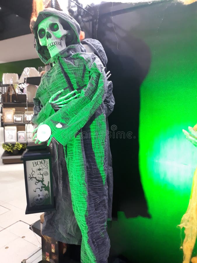 Monstrous Creature Scaring at Halloween Stock Image - Image of creature ...