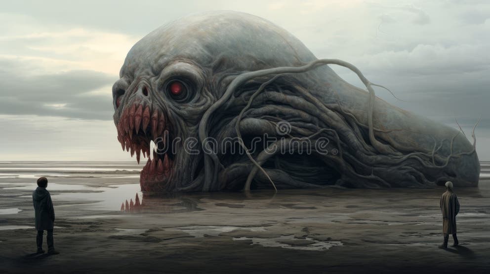 Monstrous Encounter: a Hyper-detailed Rendering of Otherworldly ...