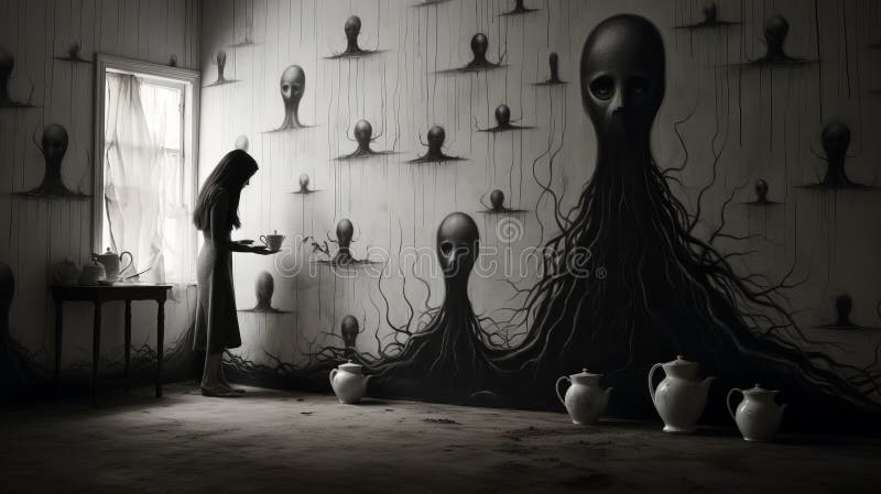Monstrous Surrealism: a Captivating Room with Imaginative Characters ...
