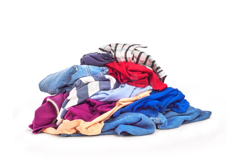 Montón de la ropa imagen de archivo. Imagen de diferente - 99175909