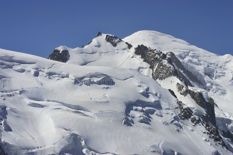 Mont Blanc Chamonix Alps French Stock Photo - Image of mountain ...