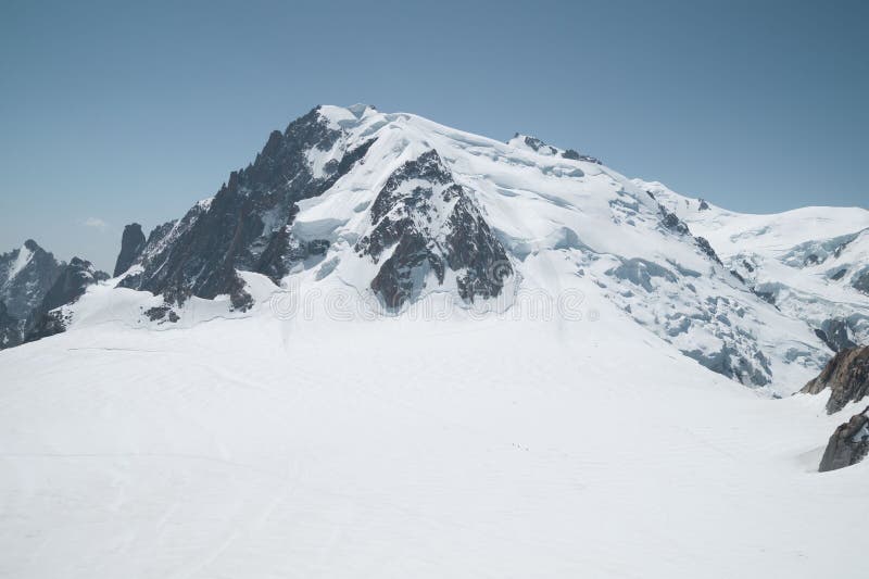 Mont Blanc peak stock photo. Image of discovery, environment - 60489794