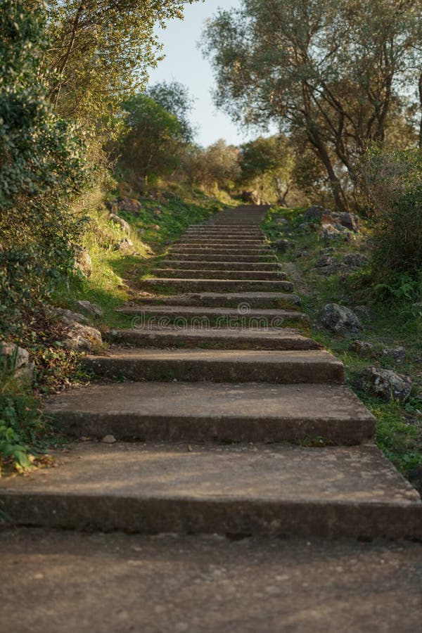 Mont Boron Trail Path for Walking or Hiking Stock Photo - Image of ...