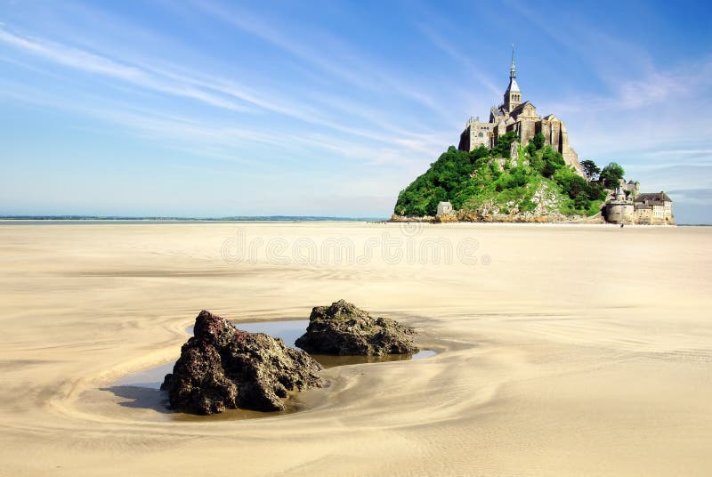 Mont Saint Michel stock image. Image of cathedral, mammal - 13228737