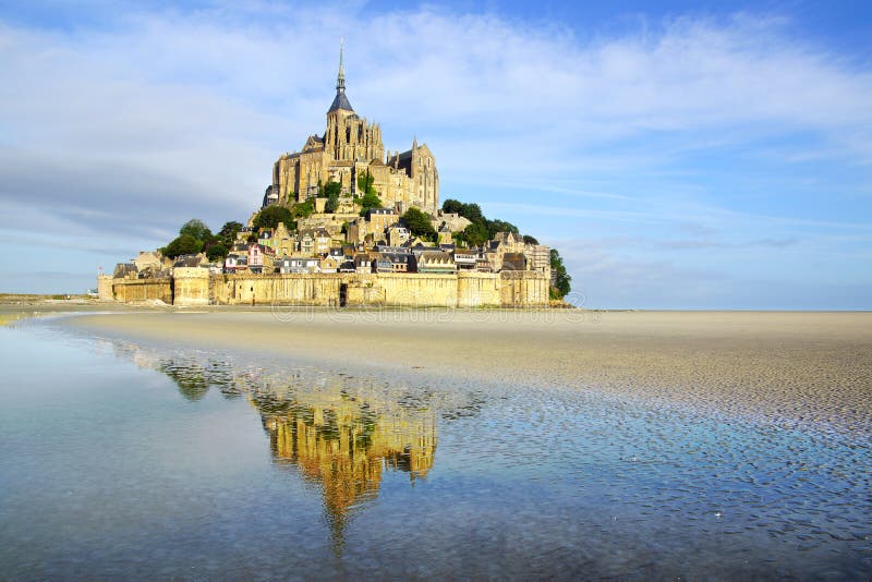 Mont Saint Michel stock image. Image of cathedral, mammal - 13228737