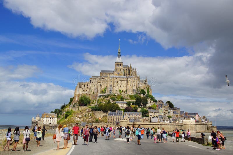 Mont Saint Michel stock image. Image of cathedral, mammal - 13228737