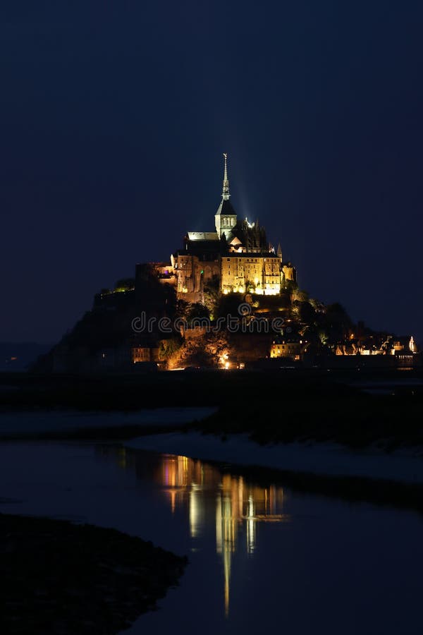 The Mont Saint Michel in Normandy Stock Image - Image of brittany ...