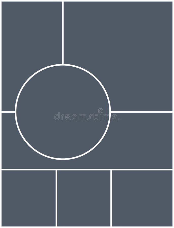 Montage Collage Photo Frame Template. Image Picture Background Montage ...