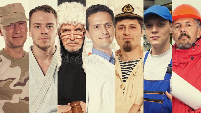 Different Montage Professions Stock Photos - Free & Royalty-Free Stock ...