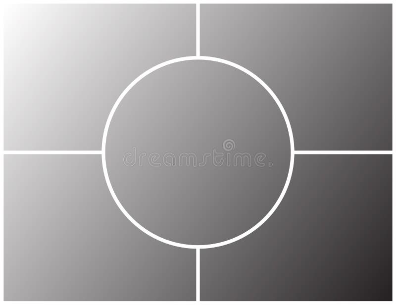 Montage Frame Template for Photo Collage Stock Vector - Illustration of ...