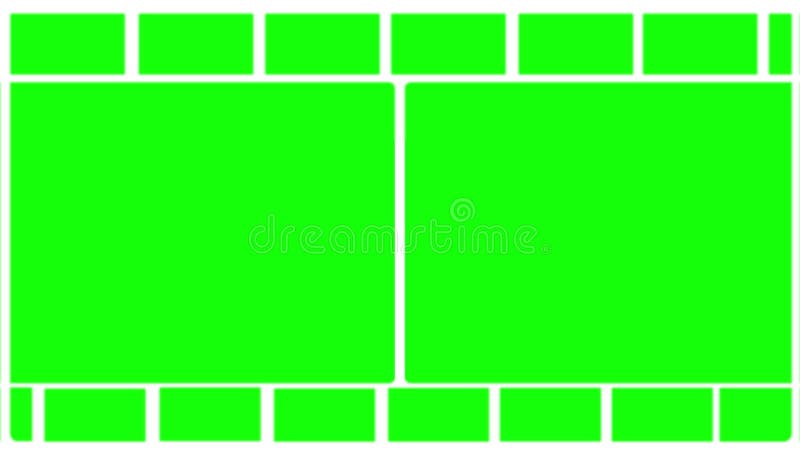 Montage of Green Film Strip Stock Footage - Video of digital, montage ...
