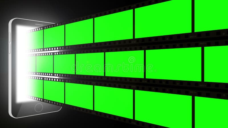 Montage of Green Film Strip Stock Footage - Video of digital, montage ...