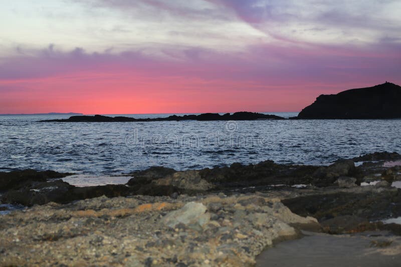 Montage sunset stock photo. Image of exotic, purple, montage - 74666558