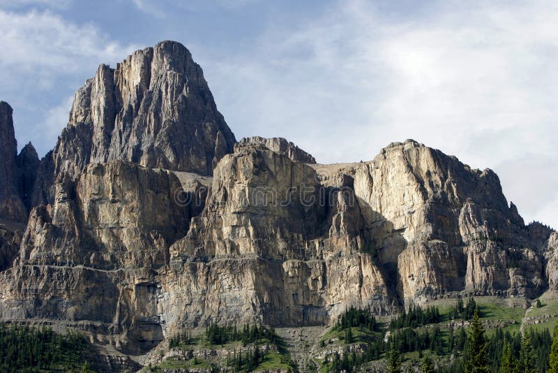 Giunzione Del Castello, Parco Nazionale Di Banff Immagine Stock ...