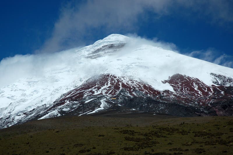 Ghiacciaio Del Cotopaxi, Ecuador Le Ande. Immagine Stock - Immagine di ...