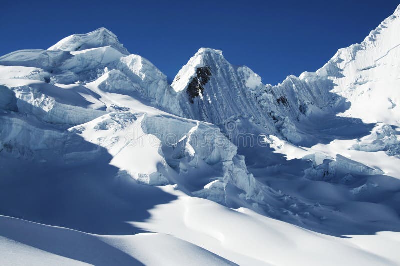 Cielo Delle Ande E Montagna Nevosa Fotografia Stock - Immagine di ...