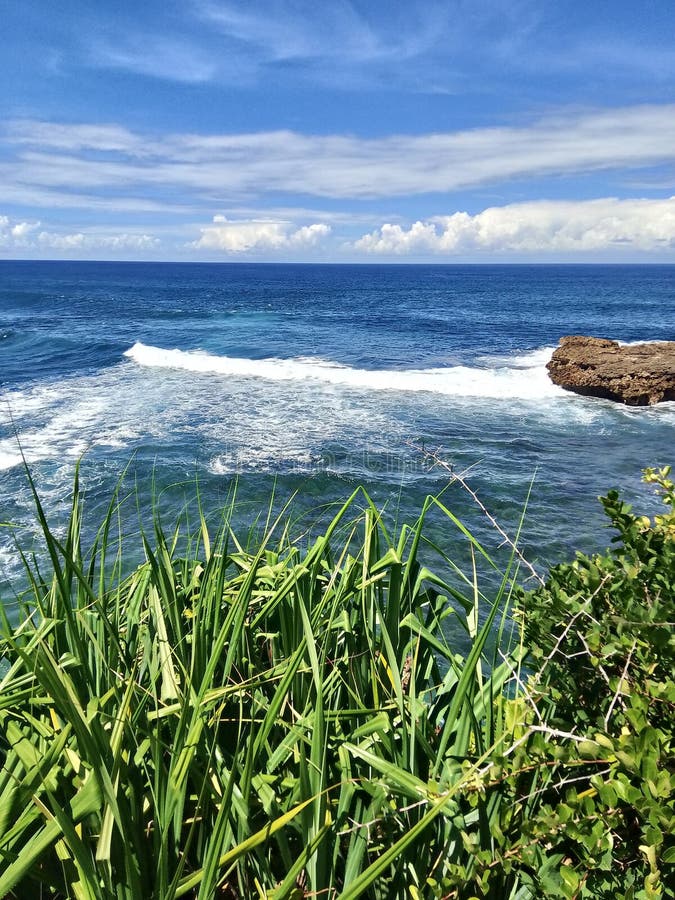 Montain Beac Skey Natural Aesthetic Stock Photo - Image of beac, skey ...