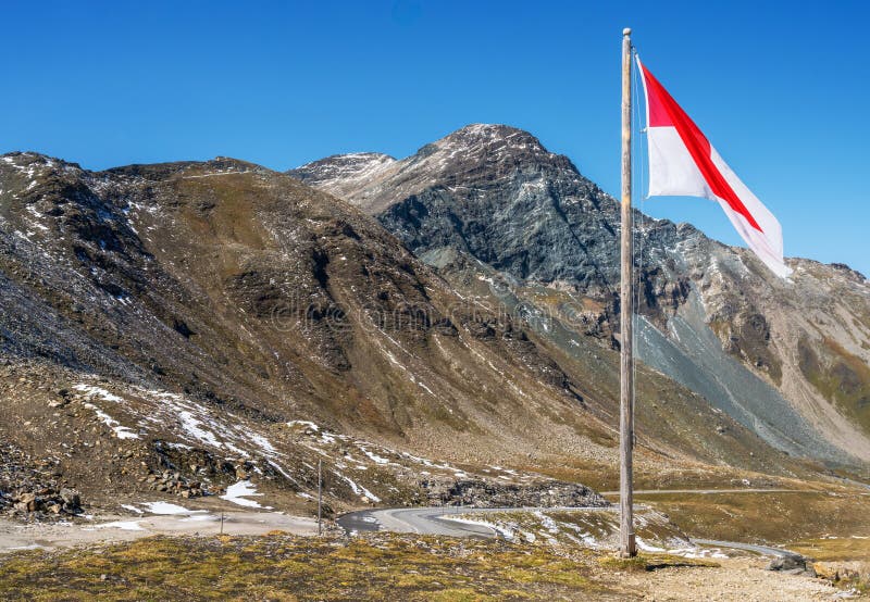 Montain Pass in Hight Tauern Mountain Range Stock Image - Image of pass ...