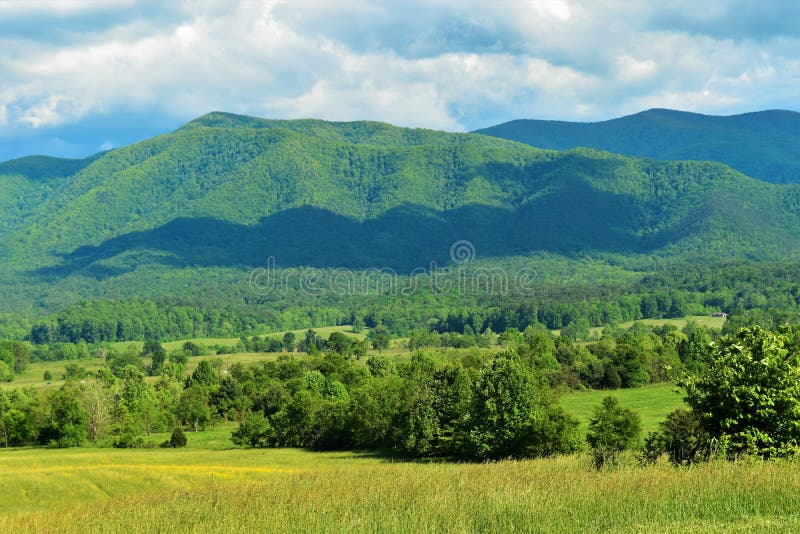 Montain view with clouds stock photo. Image of montain - 72860186