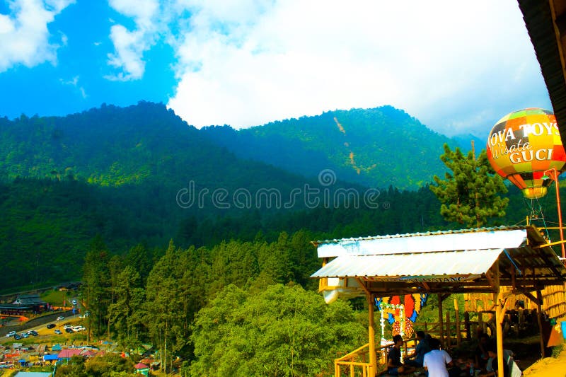 Montain and Rural Views in Tegal Indonesia Stock Photo - Image of ...
