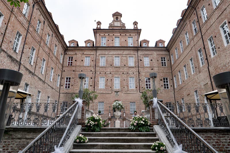 Montaldo S Castle Setup for Wedding in Italy Editorial Photo - Image of ...