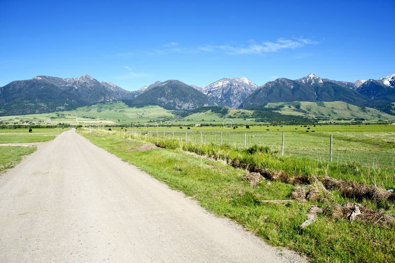 Montana Outback stock photo. Image of america, farm, horizon - 27876084