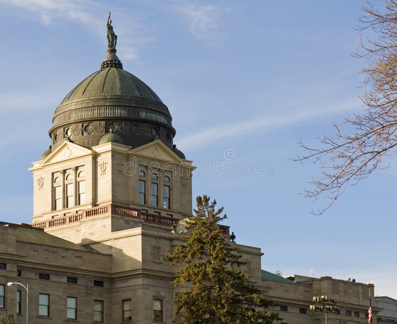 Montana State Capitol Building Stock Image - Image of capitol ...