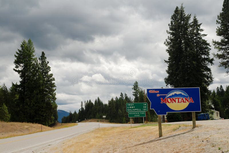 Montana Welcome Sign Stock Photos - Free & Royalty-Free Stock Photos ...