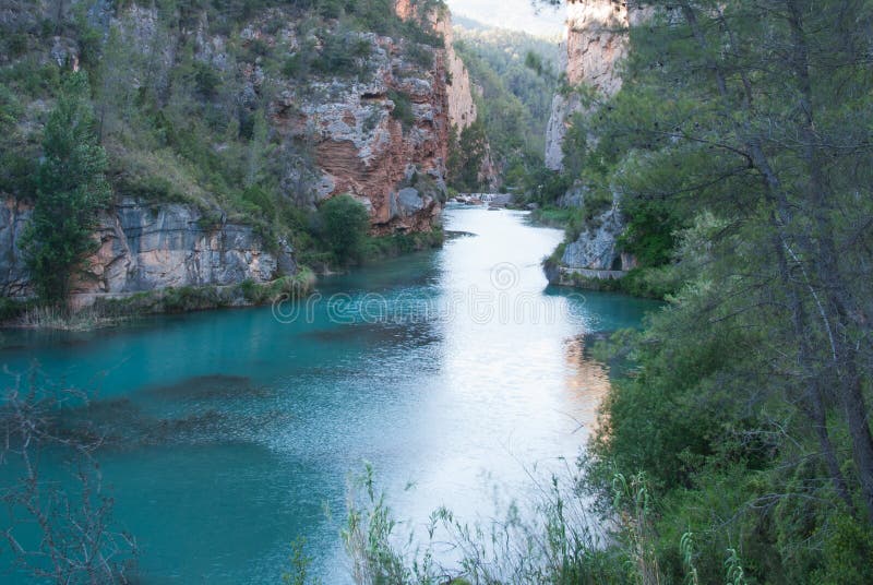 Montanejos stock photo. Image of scenery, mijares, rocks - 41523842