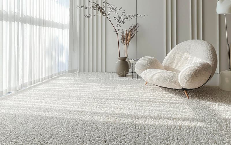 Montclair White Carpet Pattern on Bright White -Generative Ai Stock ...