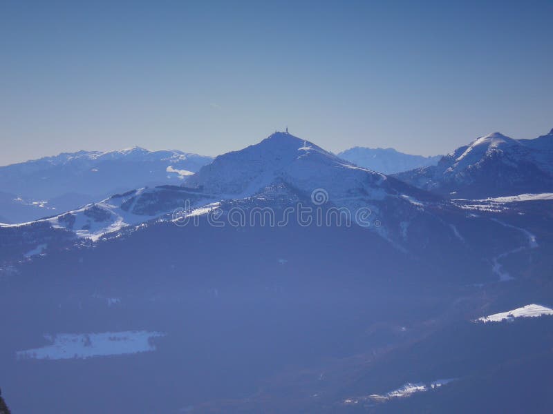 Monte bondone stock image. Image of mount, dolomites - 15564895