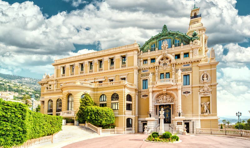 Opera building in Monaco stock photo. Image of principality - 77466562