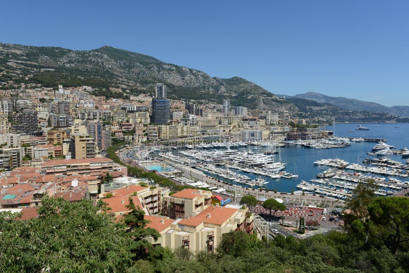 Monte Carlo Monaco stock image. Image of city, port, mediterranean ...