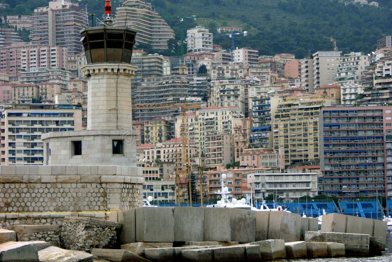 Monte Carlo,Monaco,lighthouse Stock Image - Image of europe, grimaldi ...