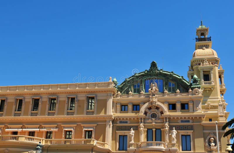 Monte Carlo Opera stock photo. Image of landmarks, building - 33600984
