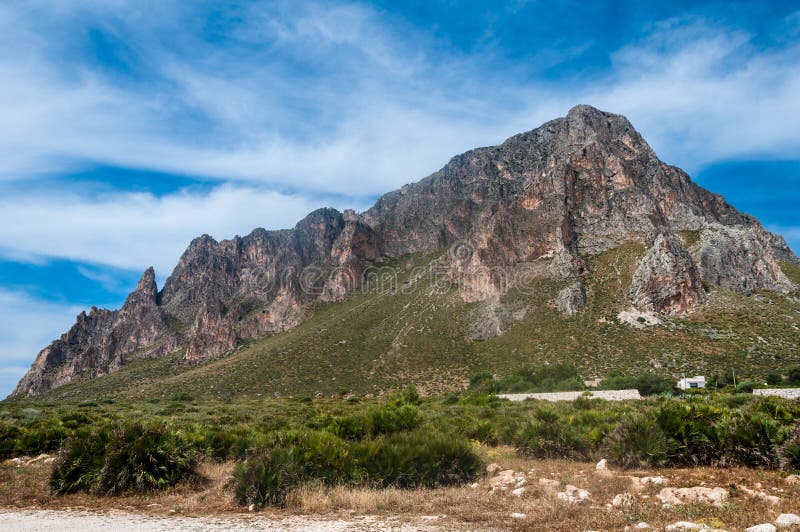 Monte Cofano stock photo. Image of cofano, history, bottom - 59483248