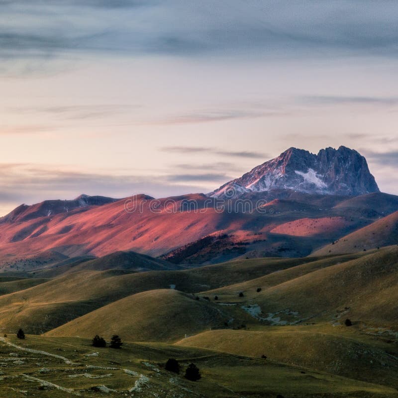 Monte Prena Afernoon imagen de archivo. Imagen de naturalizado - 103086149