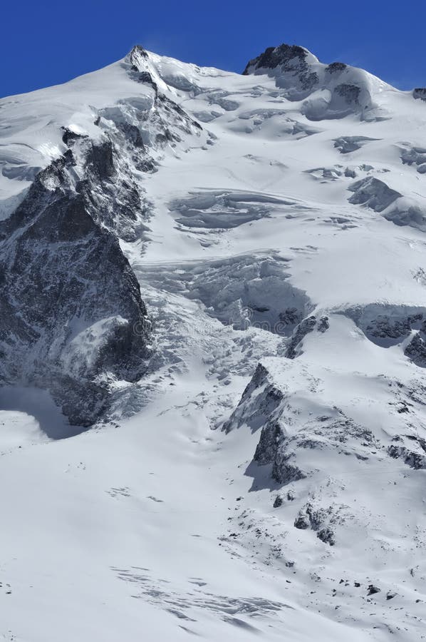 Monte Rosa stock photo. Image of monte, alps, rocks, swiss - 13748878
