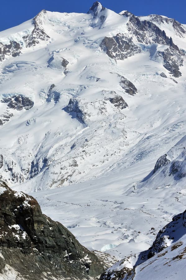 Monte Rosa stock image. Image of rose, alps, switzerland - 14049473