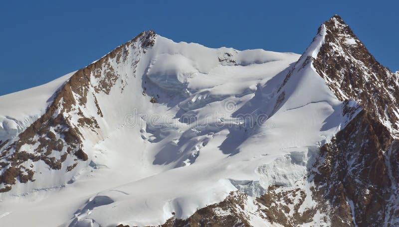 Monte Rosa stock photo. Image of dufourspitze, blue, summit - 21310424