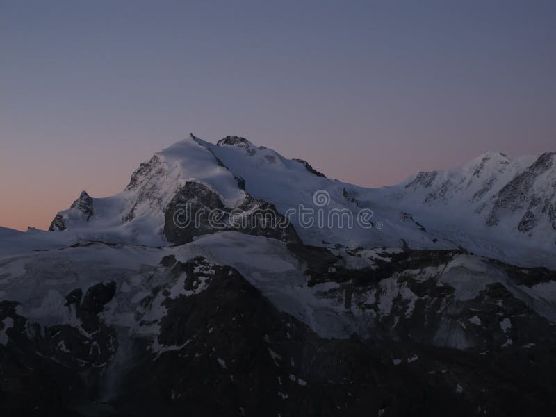Monte Rosa stock image. Image of europe, alps, wallis - 26392379