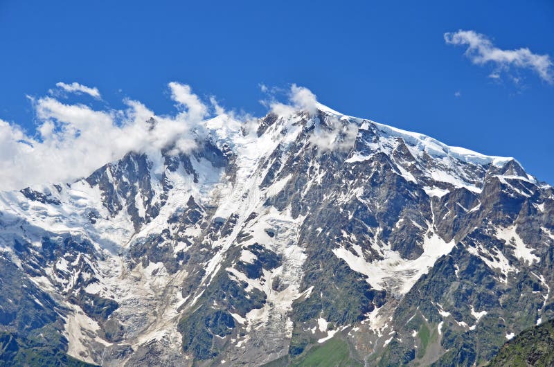 Monte Rosa foto de archivo. Imagen de italia, glaciar - 74728124