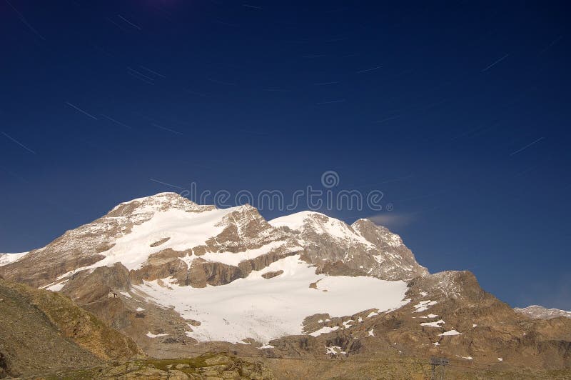Monte Rosa mountain stock image. Image of landscape, alpine - 3064187