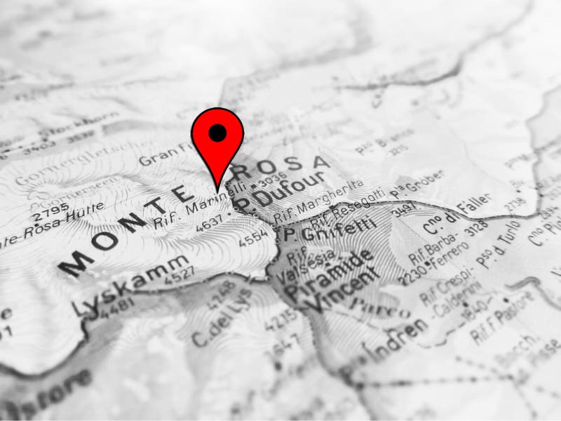 Monte Rosa Italy Map Stock Photos - Free & Royalty-Free Stock Photos ...