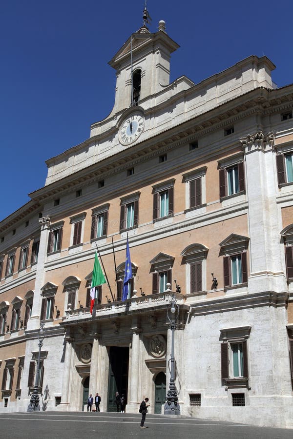 Montecitorio stock image. Image of history, facade, montecitorio - 60359913